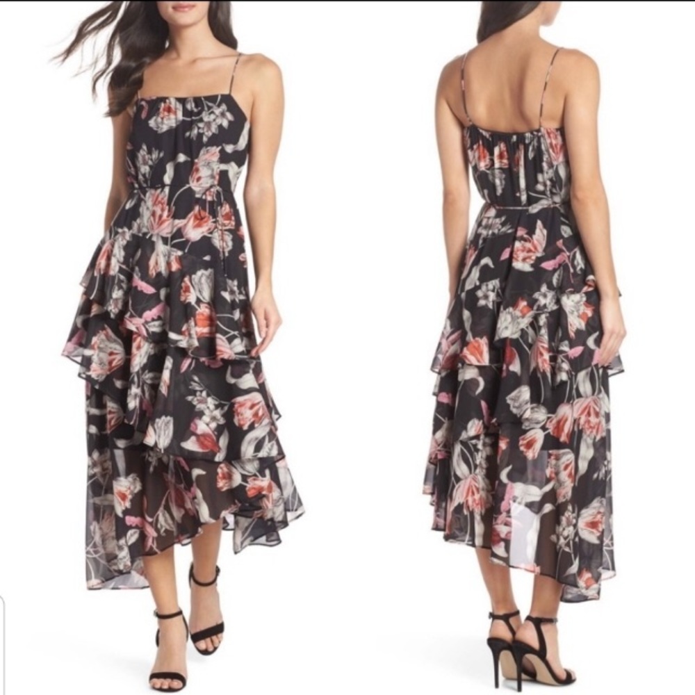 Hp New! Cooper St Ruffle Bottom Dress - Gem
